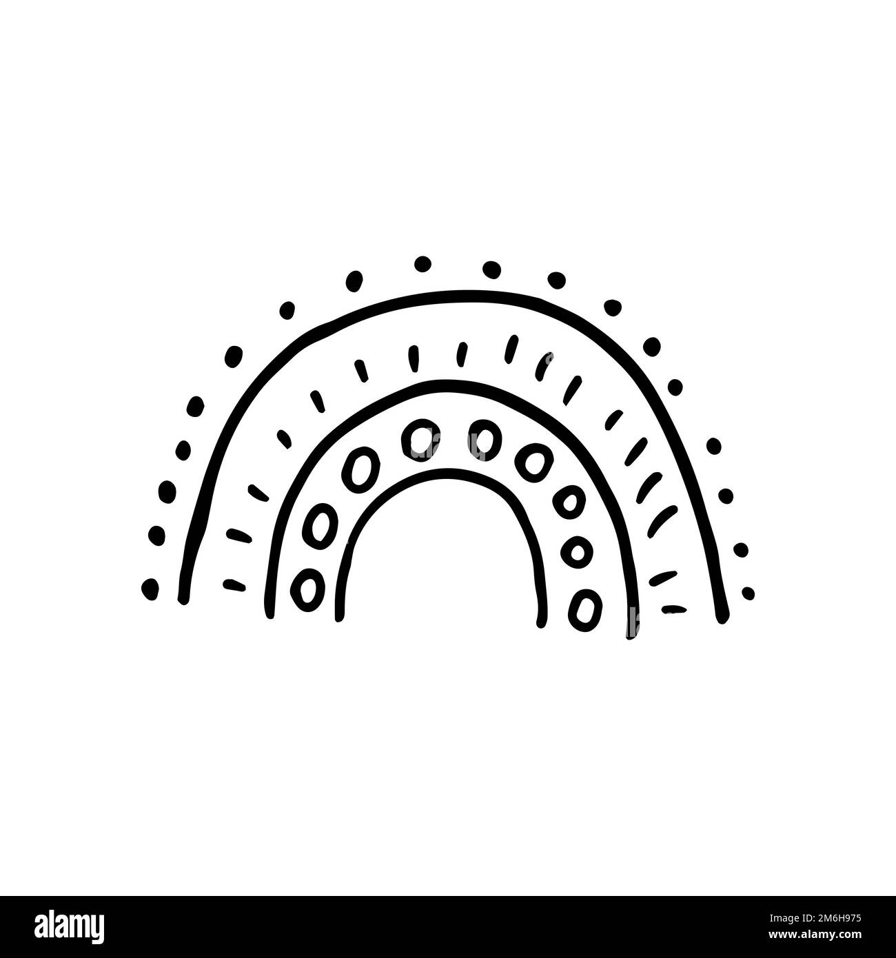 Boho rainbow Black and White Stock Photos & Images - Alamy