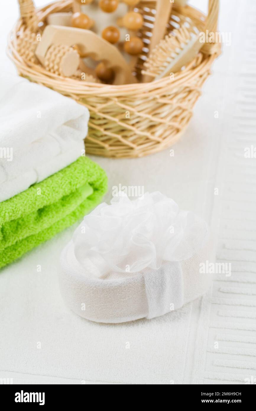 Set for bathing Stock Photo - Alamy