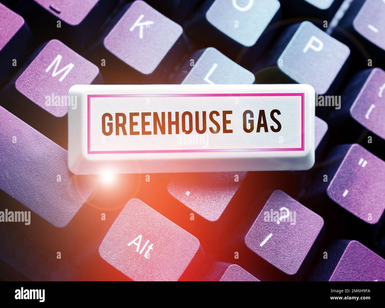 Handwriting text Greenhouse Gas. Concept meaning carbon dioxide ...