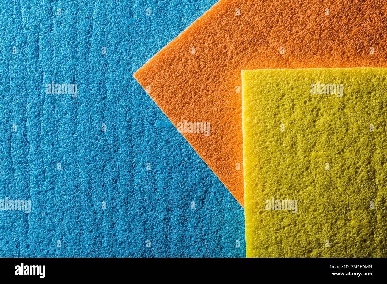 Set of dishwashing kitchen clothes Stock Photo - Alamy