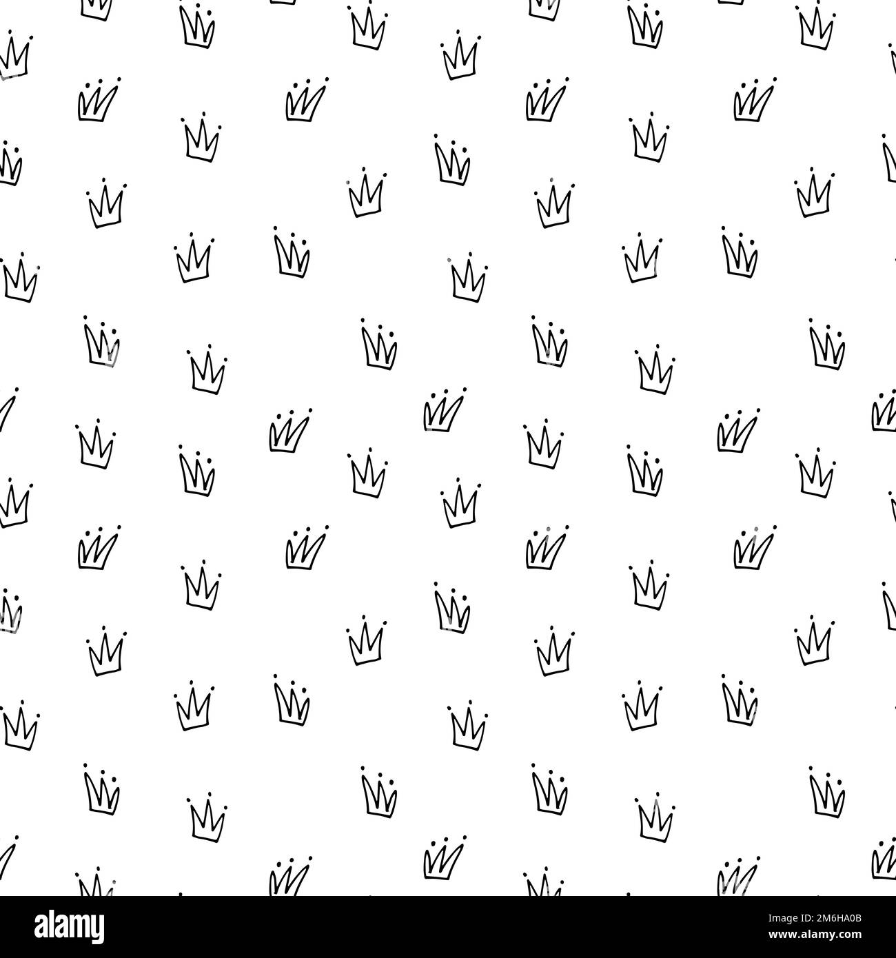 Vector Crown Seamless Pattern Stock Vector Image And Art Alamy