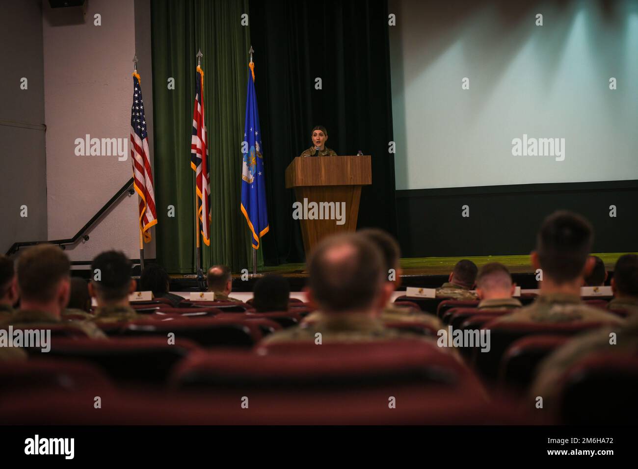 2nd Lt. Macen Lantzman, 423d Force Support Squadron Commanders Support ...