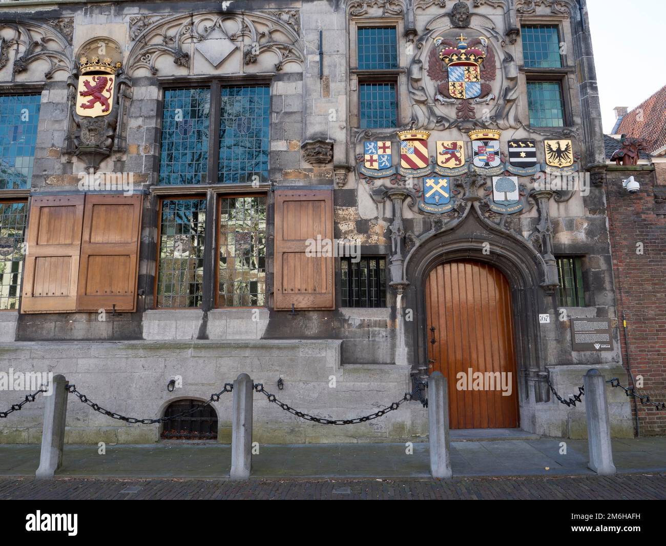 Historic building Gemeenlandshuis Delft, Delft, Zuid-Holland, Holland ...