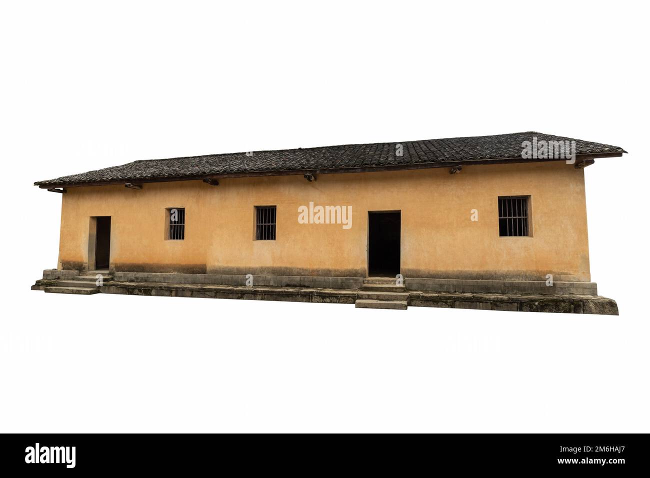 Stone brick history house Cut Out Stock Images & Pictures - Alamy