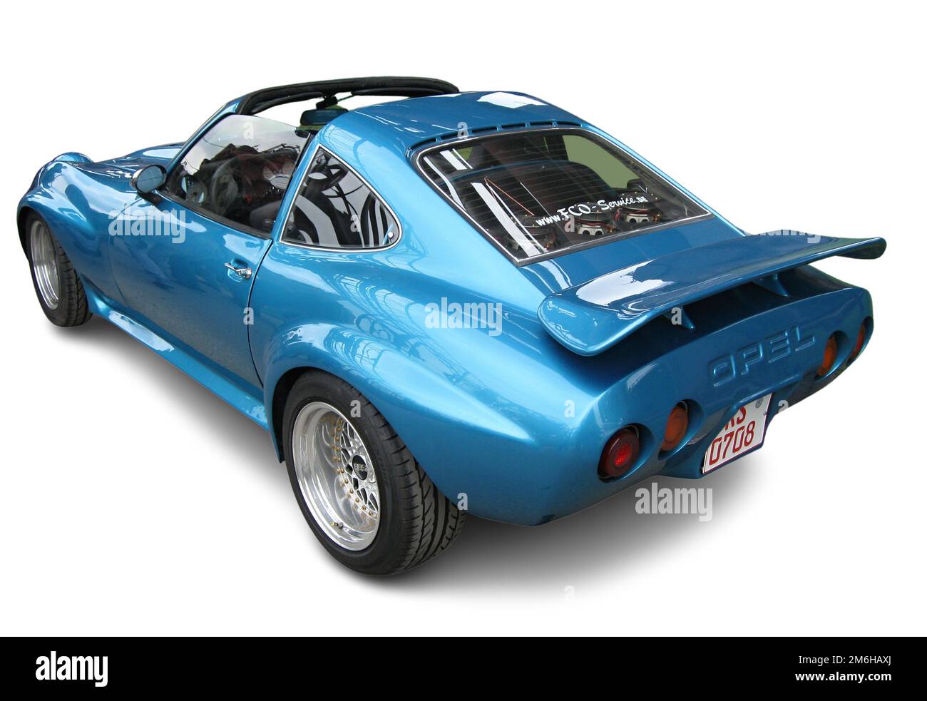 Opel GT Targa in blue Stock Photo - Alamy