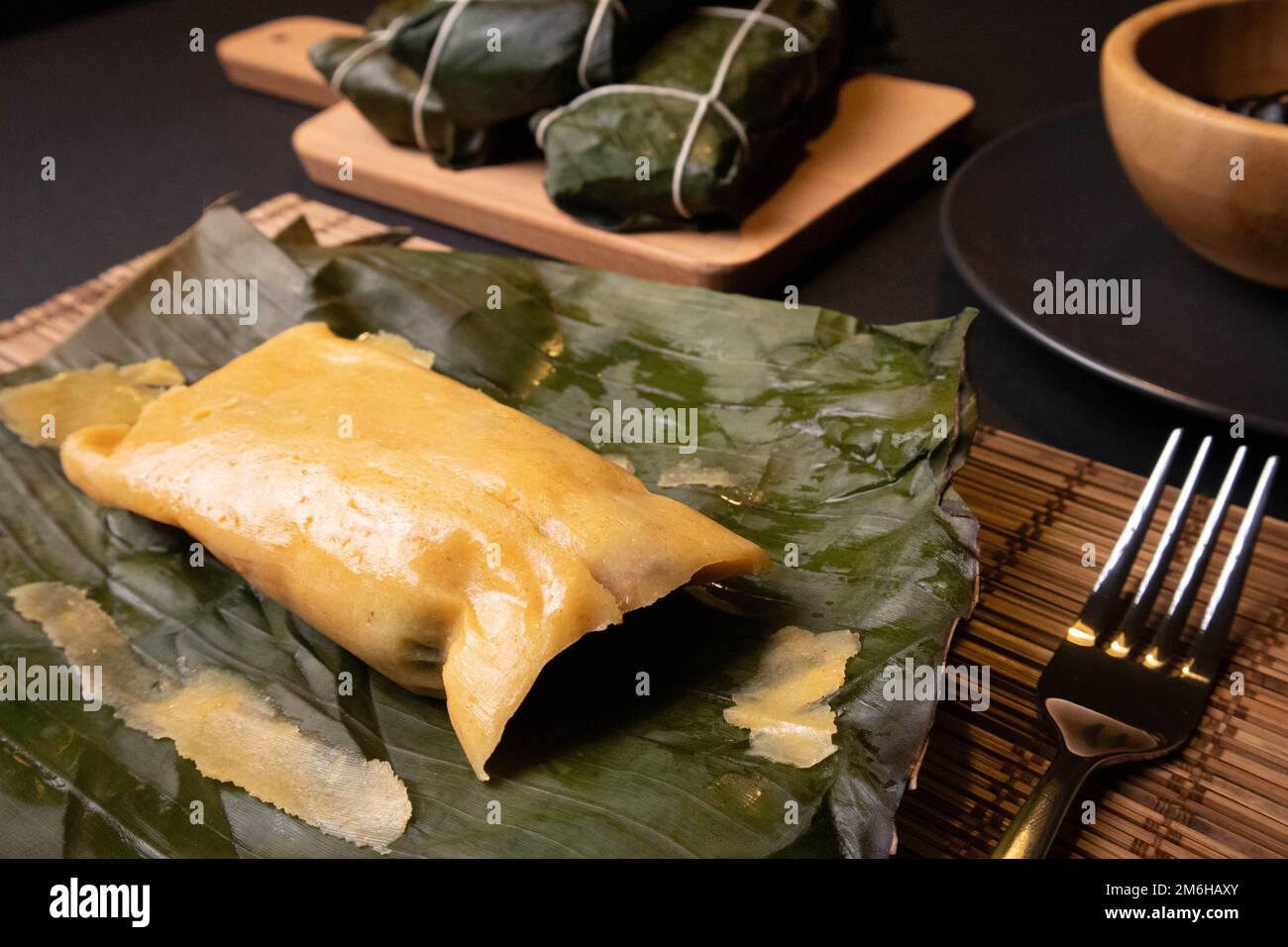 Hallaca on the table, the traditional dish of Venezuelan Christmas ...