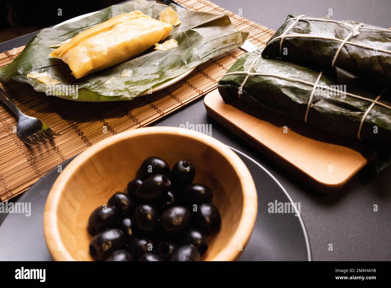 Hallaca on the table, the traditional dish of Venezuelan Christmas ...