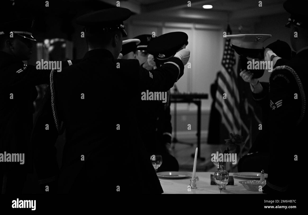 Gen. Mark Kelly, commander of Air Combat Command presented 9 personnel ...