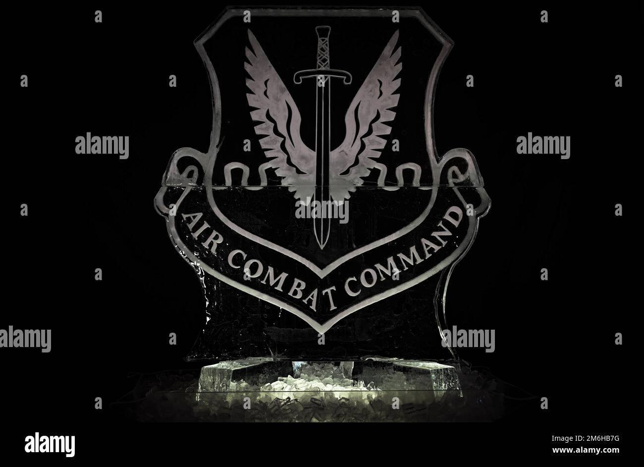 Gen. Mark Kelly, commander of Air Combat Command presented 9 personnel ...