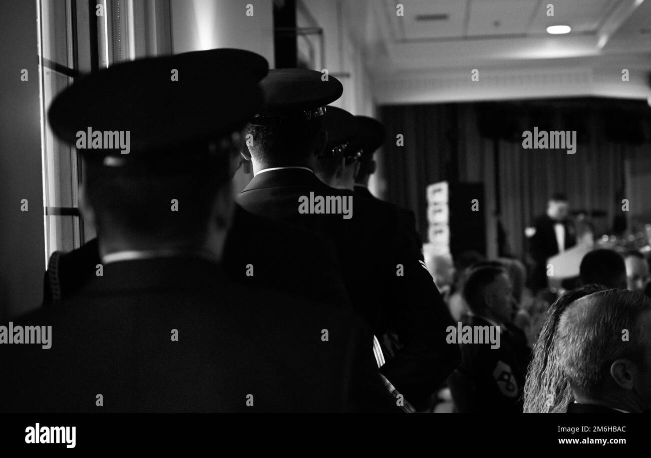 Gen. Mark Kelly, commander of Air Combat Command presented 9 personnel ...