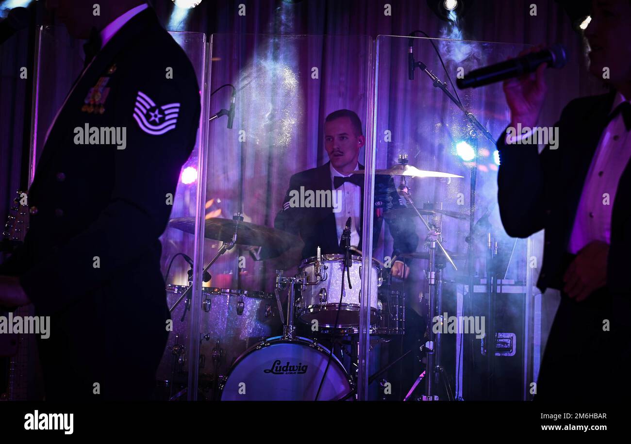 Gen. Mark Kelly, commander of Air Combat Command presented 9 personnel ...