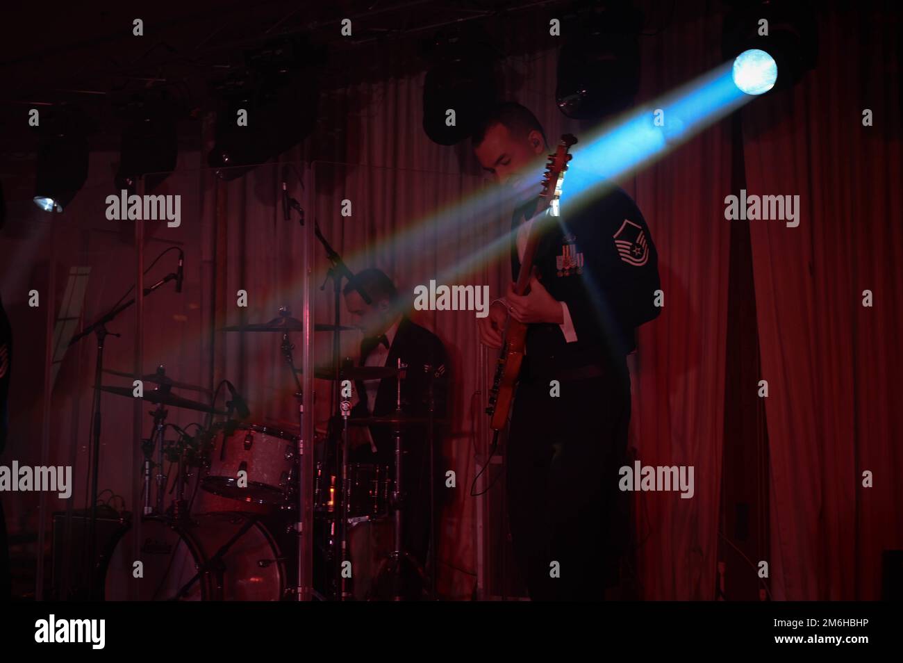 Gen. Mark Kelly, commander of Air Combat Command presented 9 personnel ...