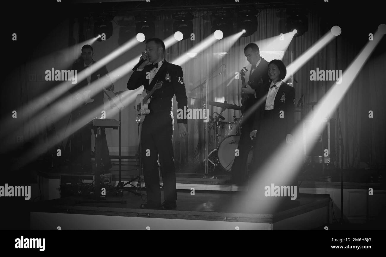 Gen. Mark Kelly, commander of Air Combat Command presented 9 personnel ...