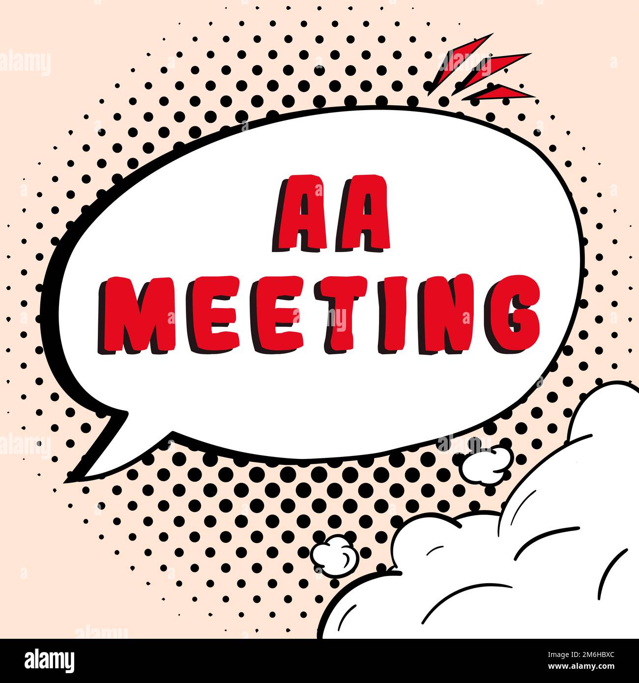 Hand writing sign Aa Meeting. Business approach gathering of alcohol ...