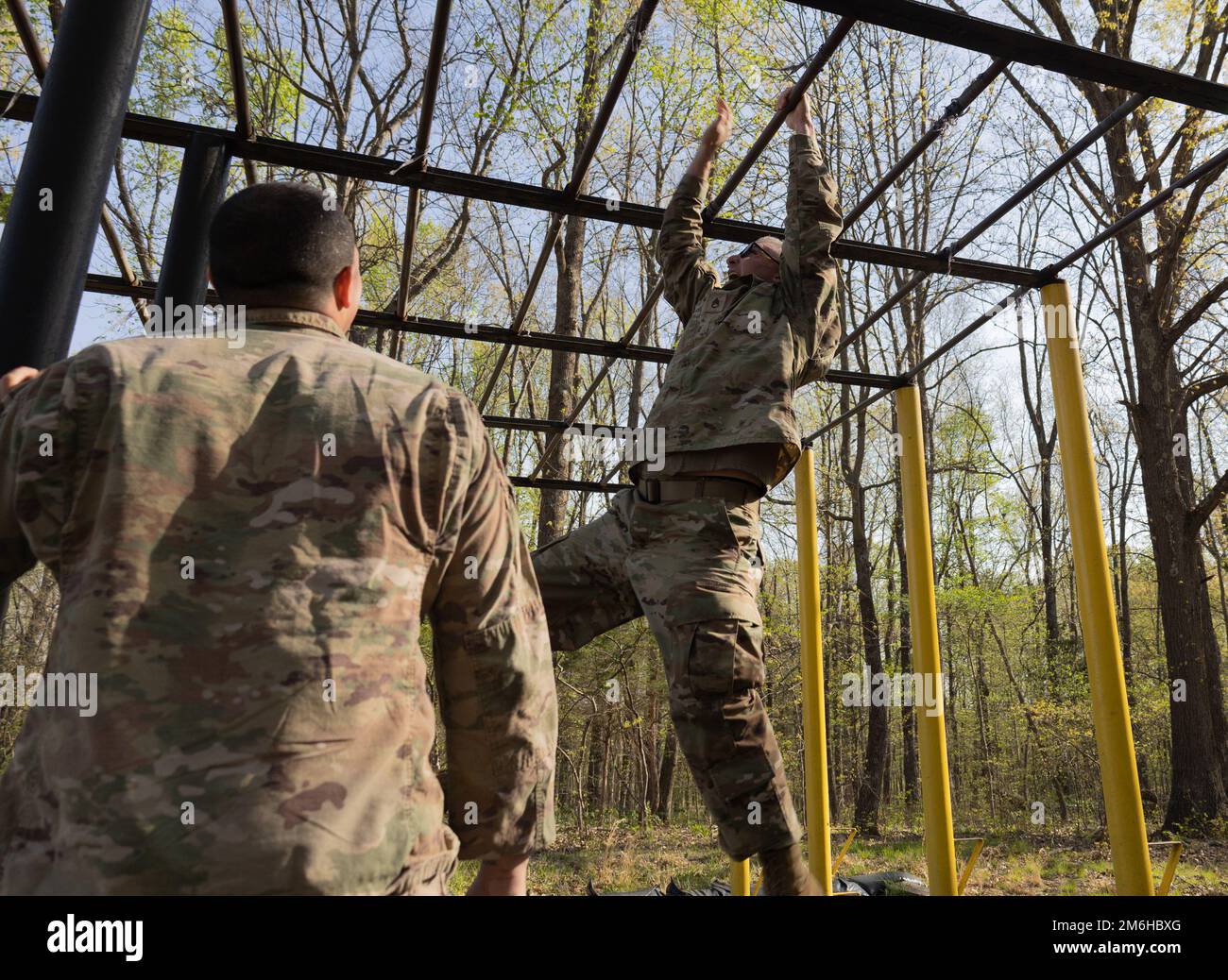 Staff Sgt. Jason Nugent (right), senior supply noncommissioned officer ...