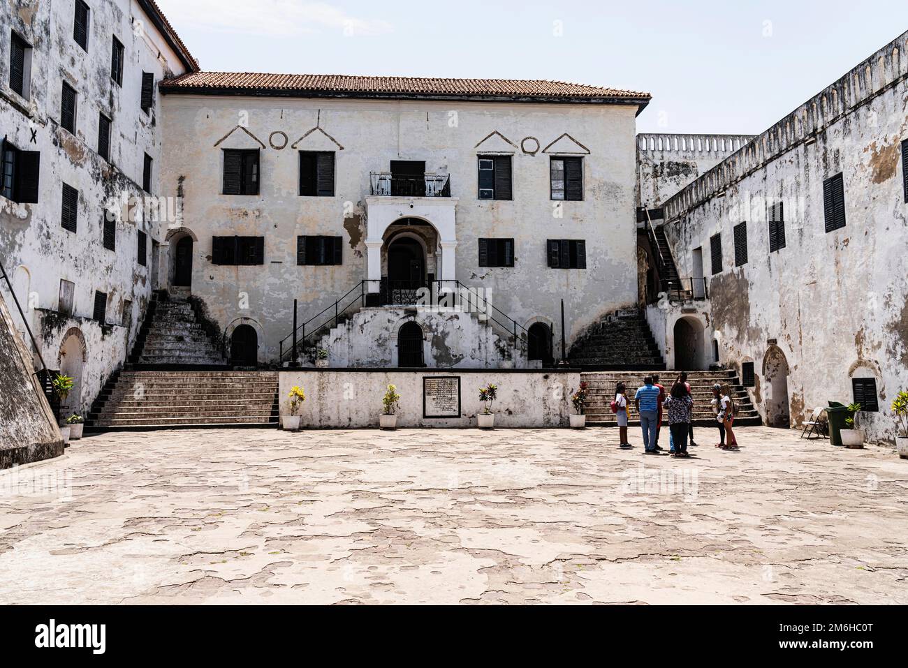 Courtyard, Elmina Castle, St. George's Castle, Fortress, Slave Castle ...