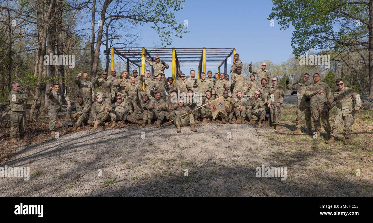 Members of the Headquarters and Headquarters Company command team ...