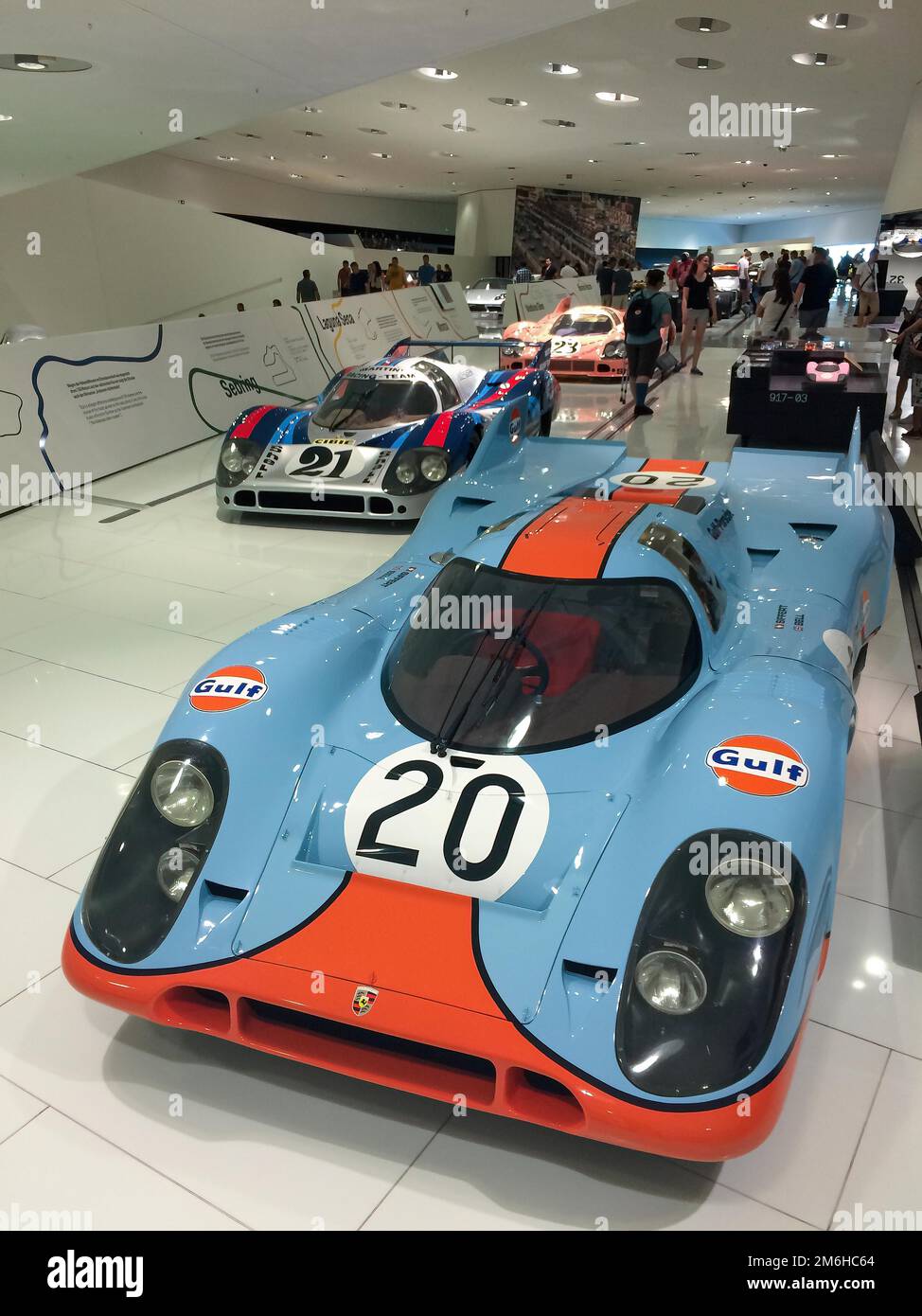 Historic Racing Car Porsche 917 No 20 For 24h 24 Hours Of Le Mans 1971