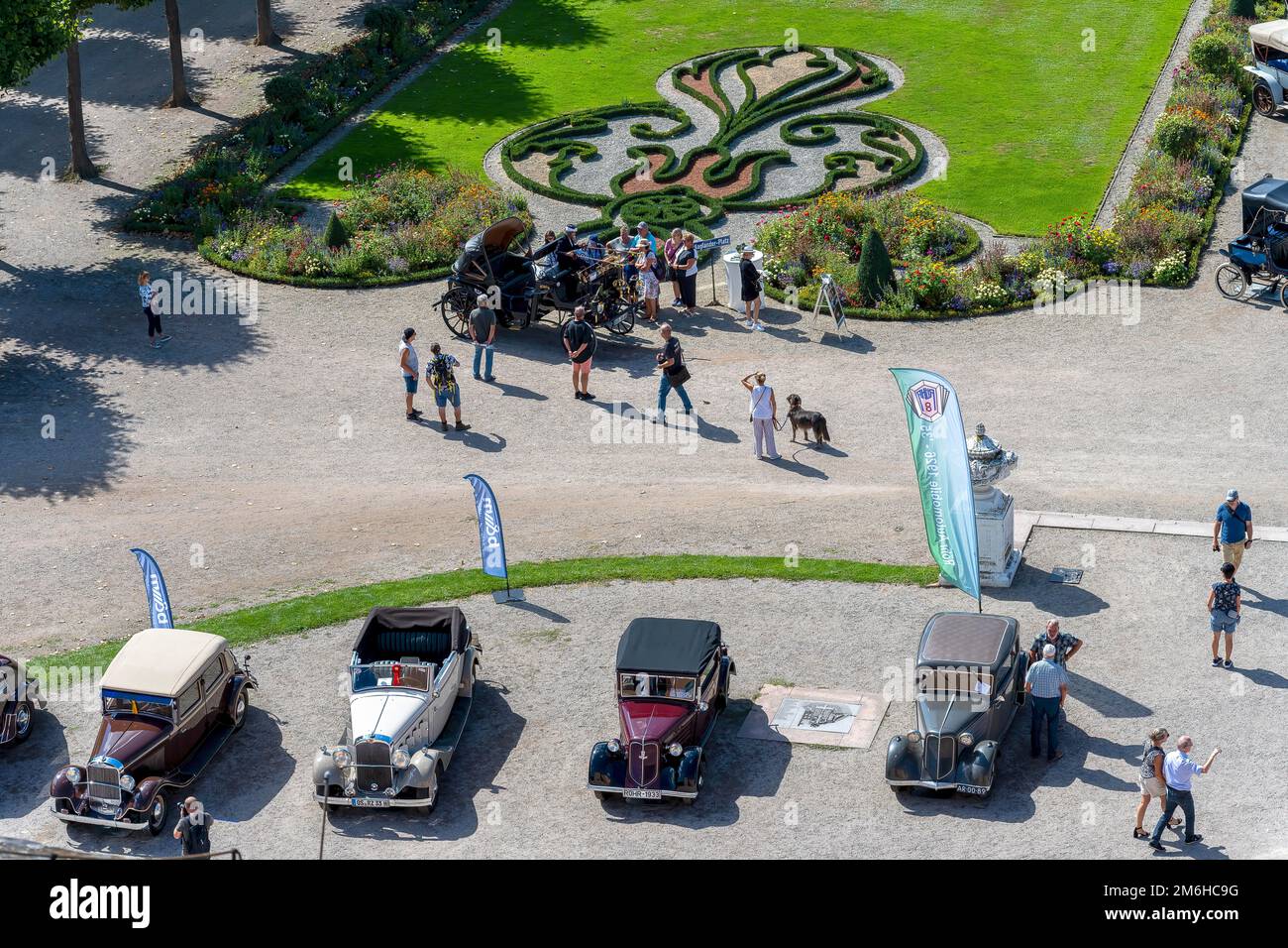 Schwetzingen Palace Park with classic cars, Classic Gala, International ...