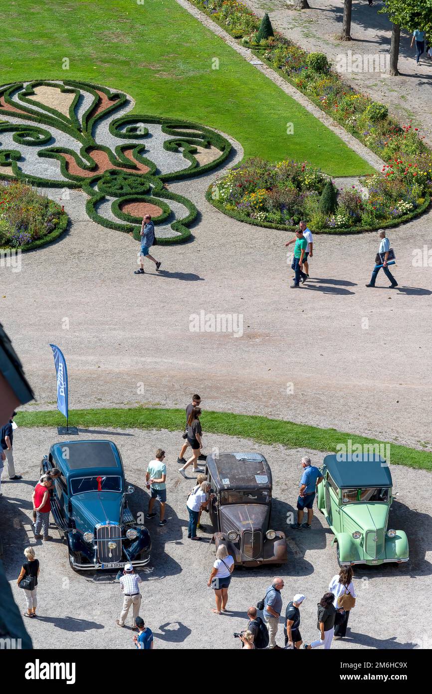 Schwetzingen Palace Park with classic cars, Classic Gala, International ...