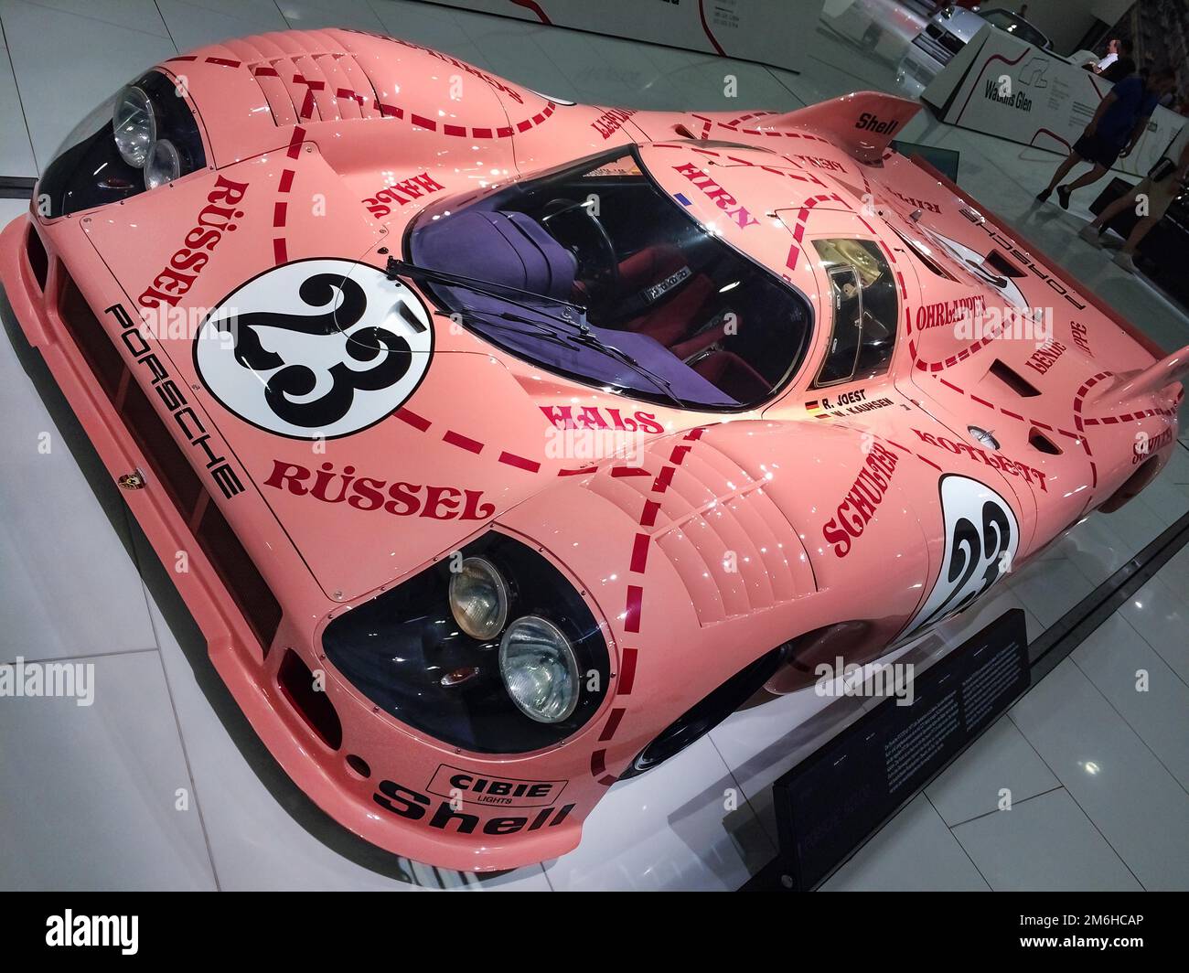 Historic racing car Porsche 917 Coupe from 1971 No. 23 with nickname ...