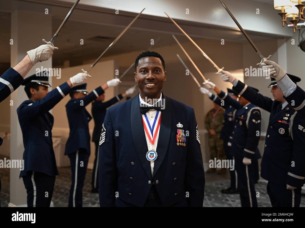 Master Sgt. Jakeith L. Robinson out of the 552d Air Control Wing ...