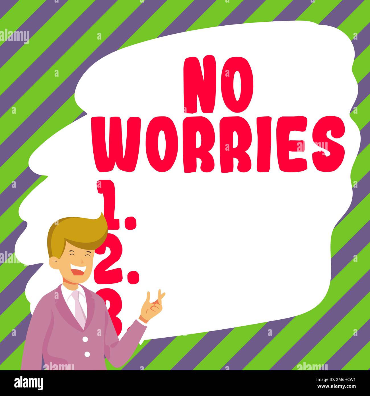 Writing displaying text No Worries. Business showcase an expression ... Writing displaying text No Worries. Business showcase an expression ...