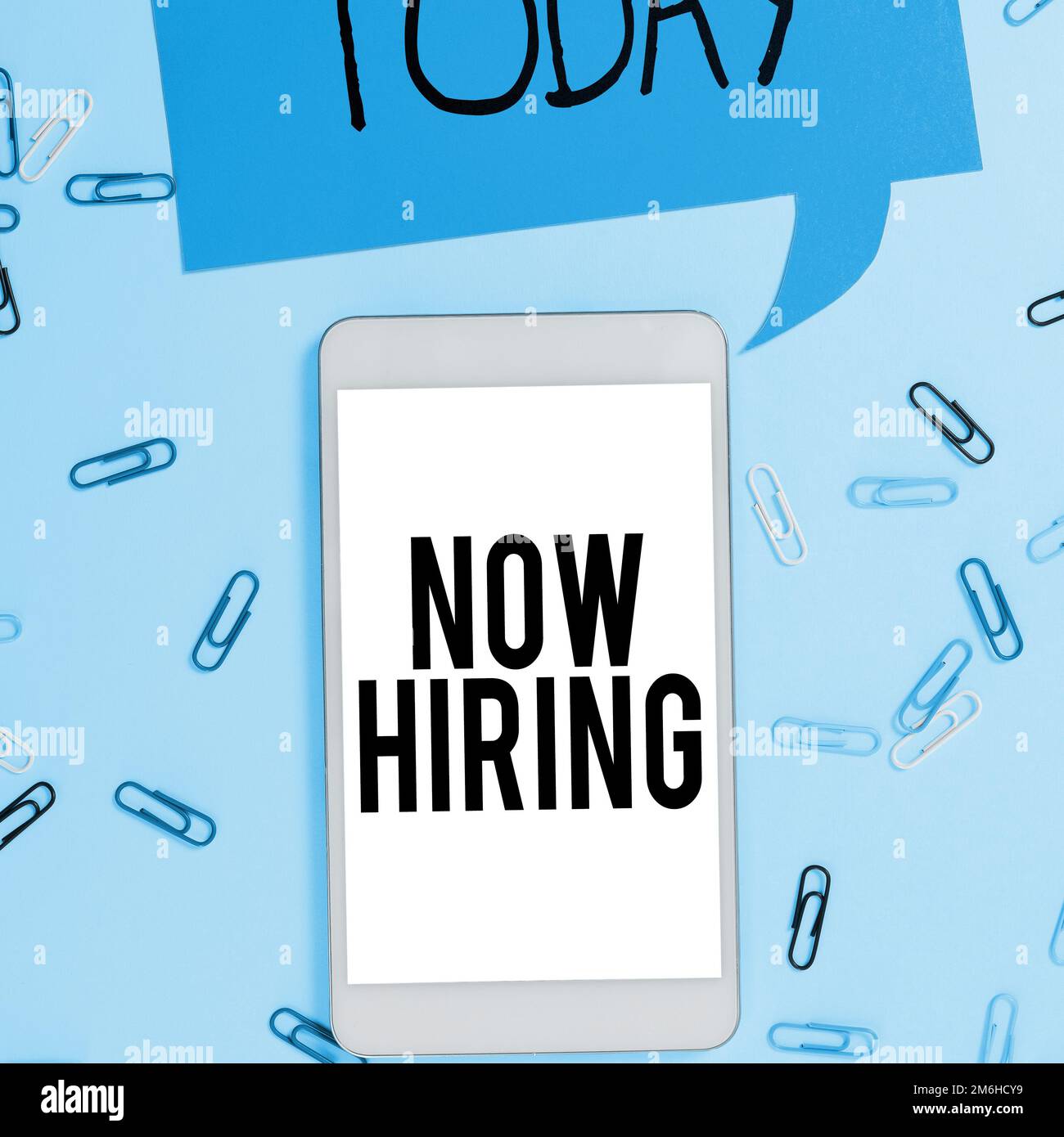 Sign displaying Now Hiring. Internet Concept Workforce Wanted Employees ...