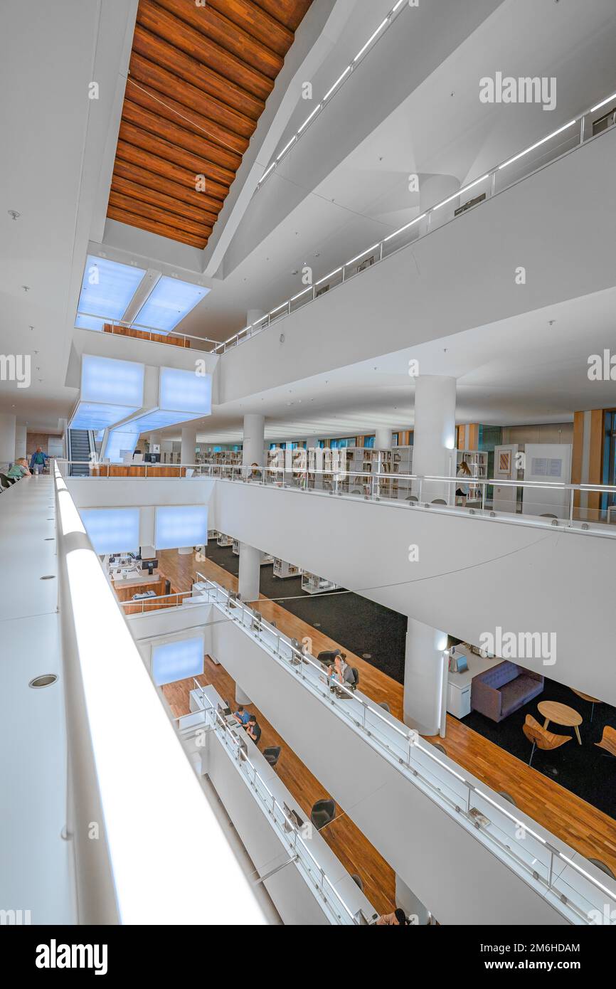 Inside the City Library, Amsterdam, Netherlands Stock Photo - Alamy