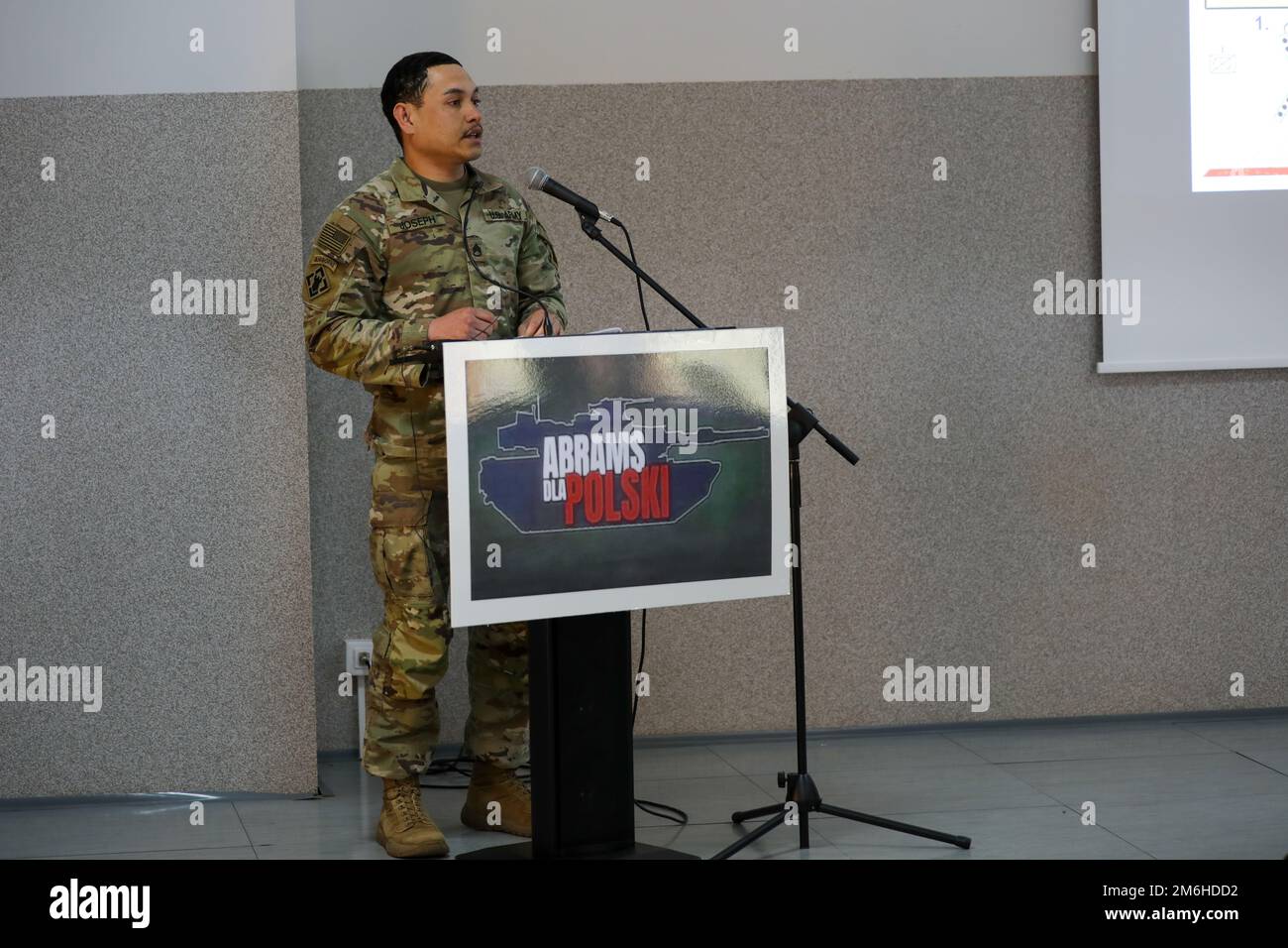 U.S. Army Staff Sgt. Tristan Joseph, an operations engineer ...
