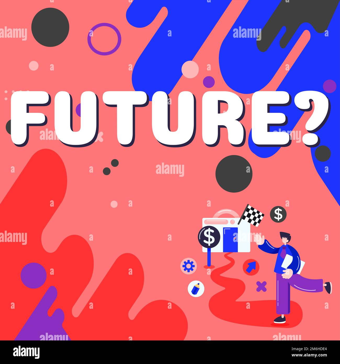 Sign displaying Future. Word for Period of time following the present ...