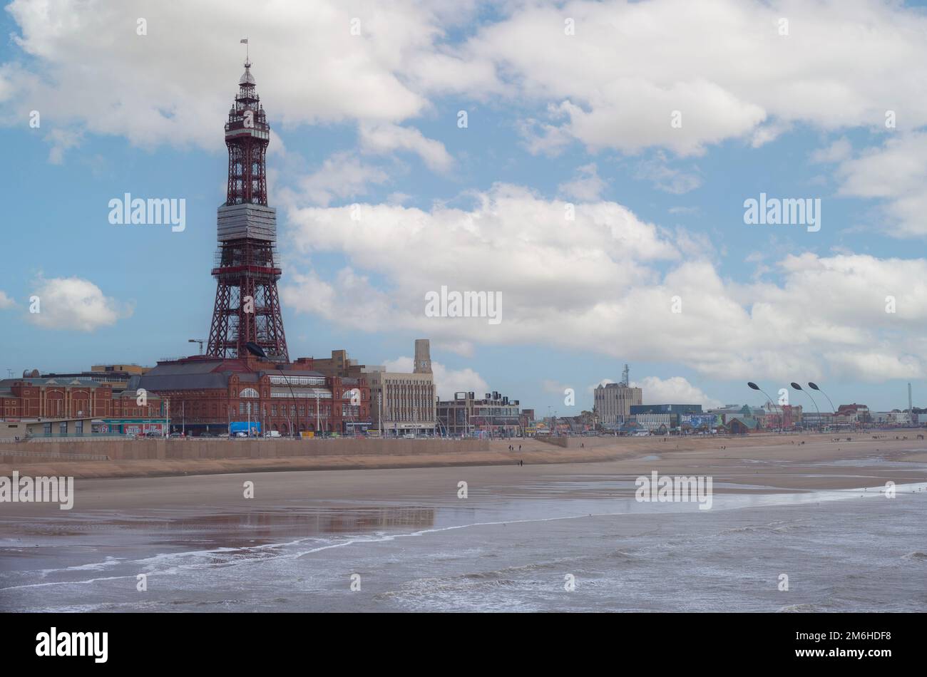 Blackpool, United Kingdom 15, October 2022 Blackpool Tower, from the ...
