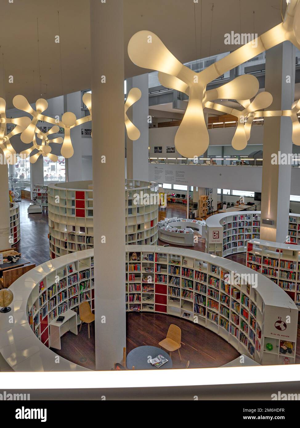 Inside the City Library, Amsterdam, Netherlands Stock Photo - Alamy