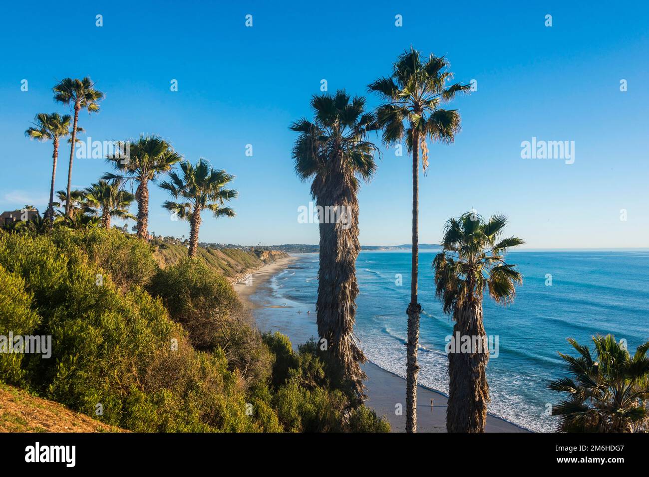 Coast of Cardiff, southern California, USA Stock Photo - Alamy