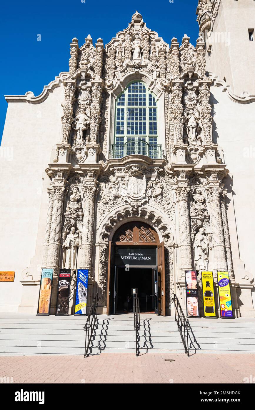 The California Bell Tower, Balboa Park, San Diego, California Stock ...