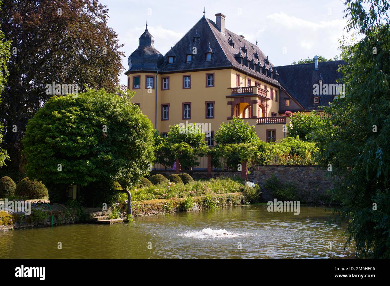 Manor House, Vollrads Castle, Oestrich-Winkel, Rheingau, Hesse, Germany ...