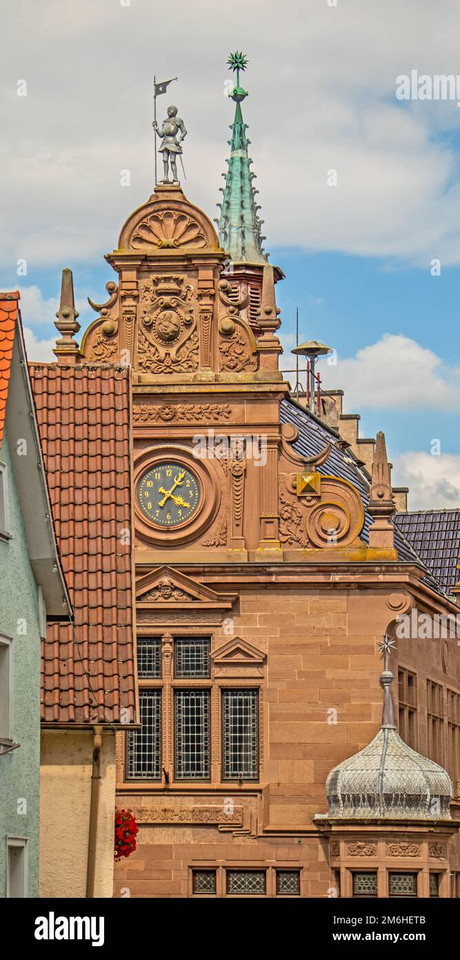 Messkirch town hall Stock Photo - Alamy