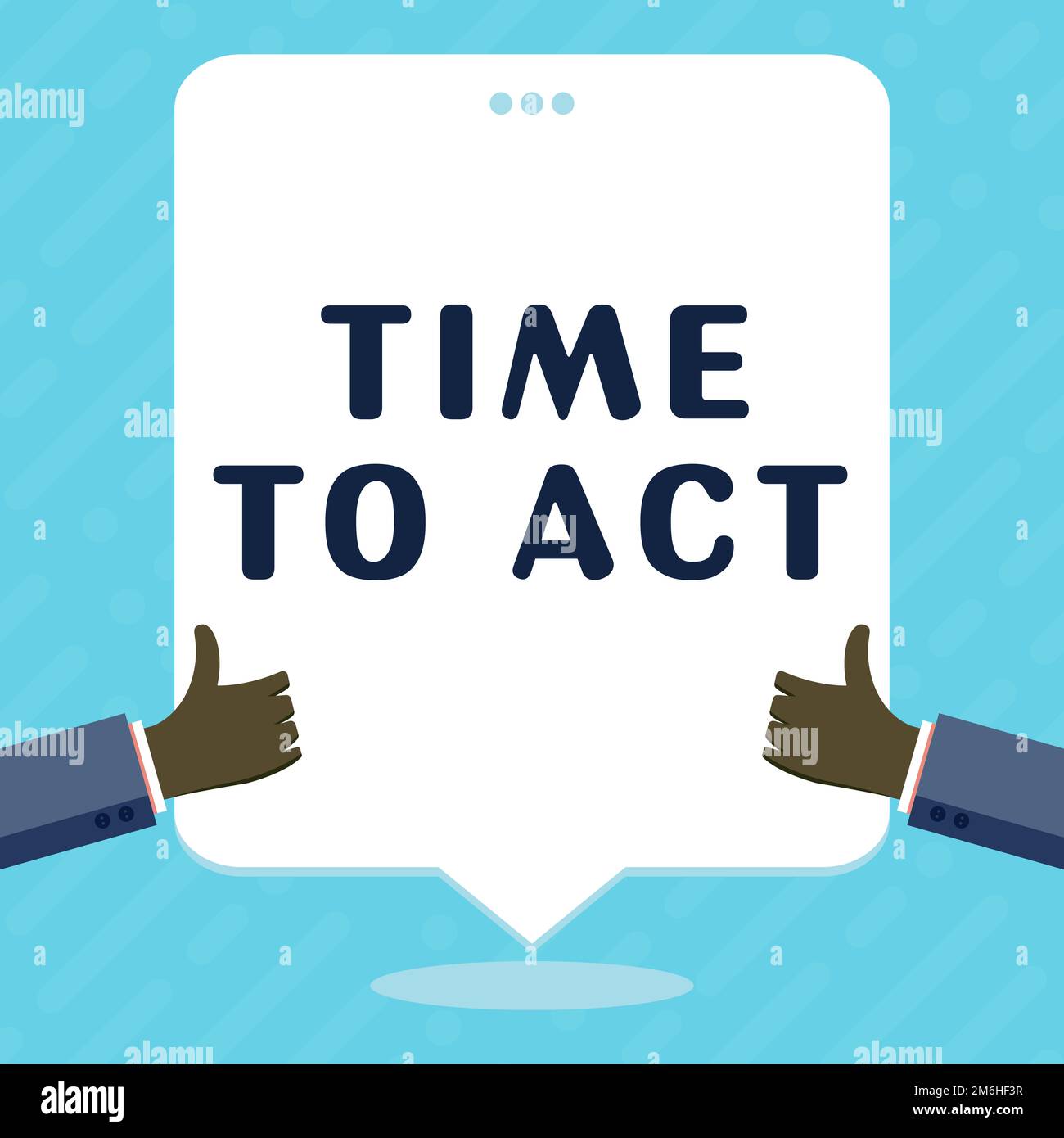 Hand writing sign Time To Act. Concept meaning Do it now Response ...