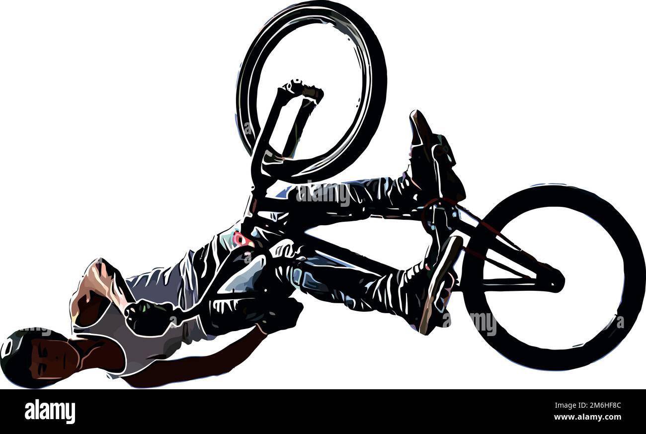 Man performing bike stunts hi-res stock photography and images - Alamy