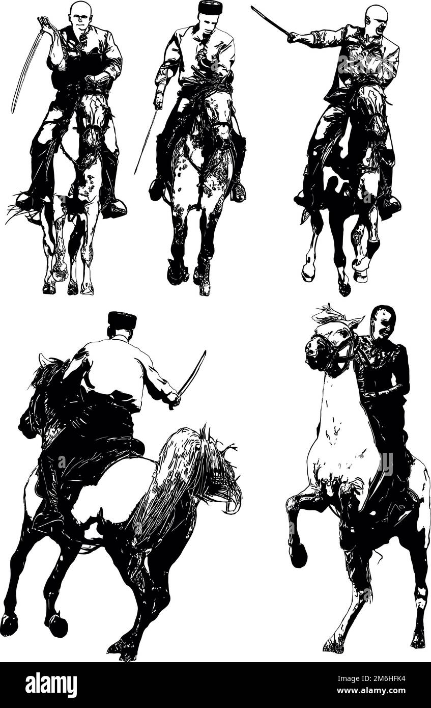 Cossack horse ride riding hi-res stock photography and images - Alamy