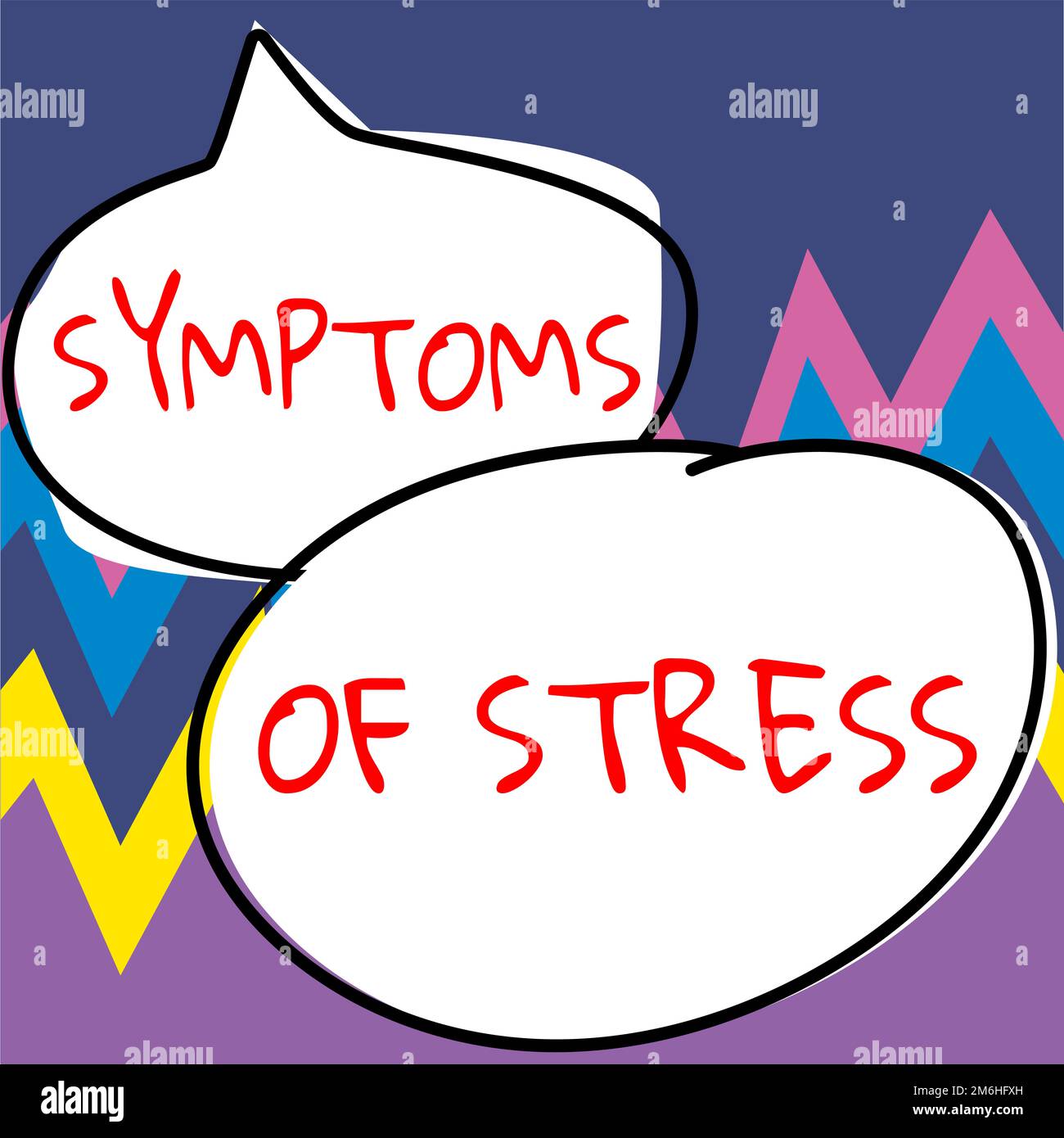 Sign displaying Symptoms Of Stress. Internet Concept serving as symptom ...