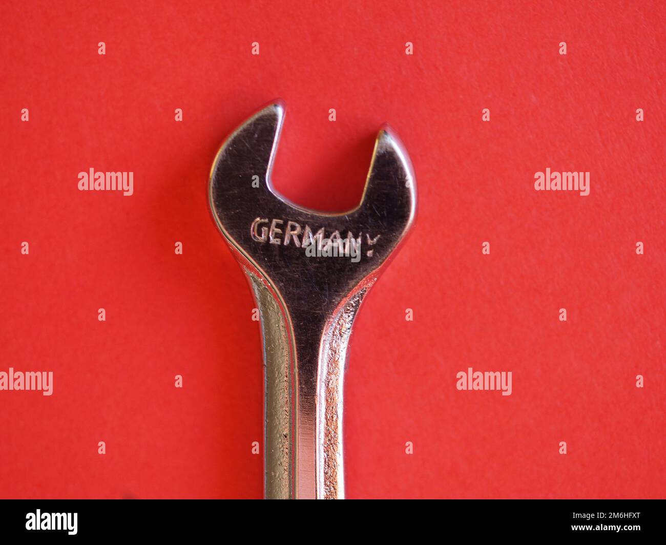 Wrench spanner tool made in Germany Stock Photo - Alamy