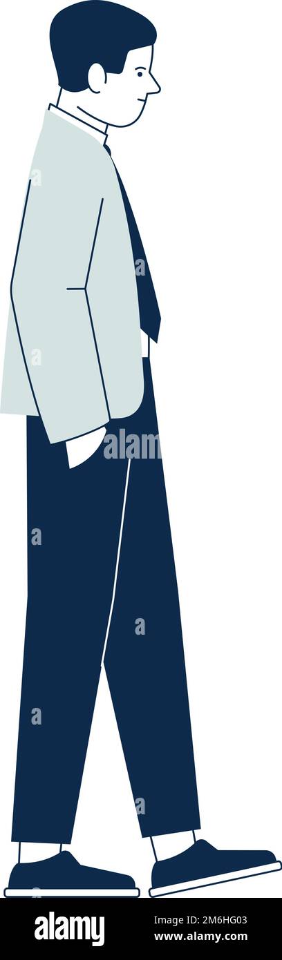 Walking businessman thinking about work problem. Man stressed Stock ...