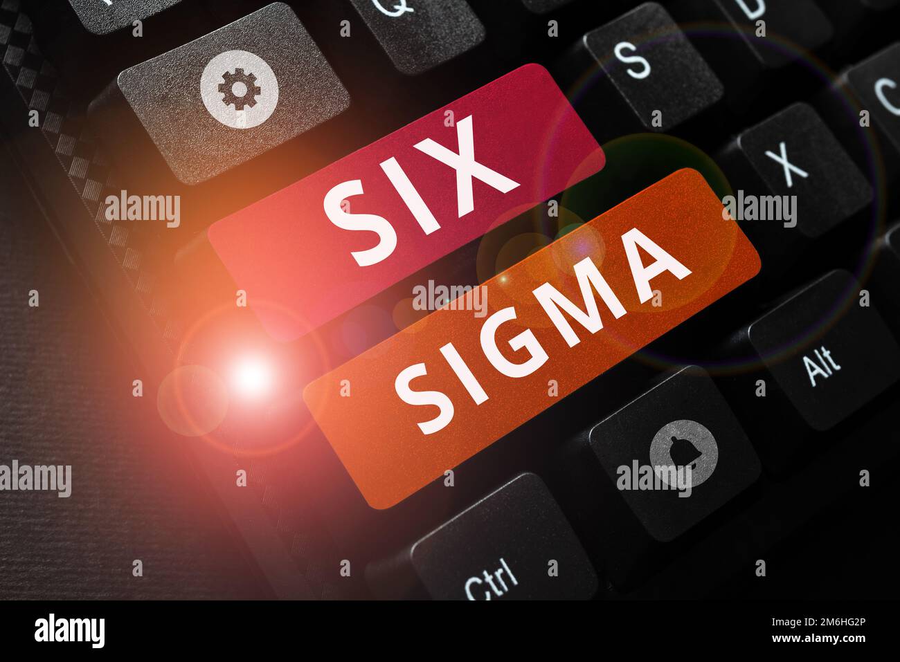 Inspiration showing sign Six Sigma. Internet Concept management ...
