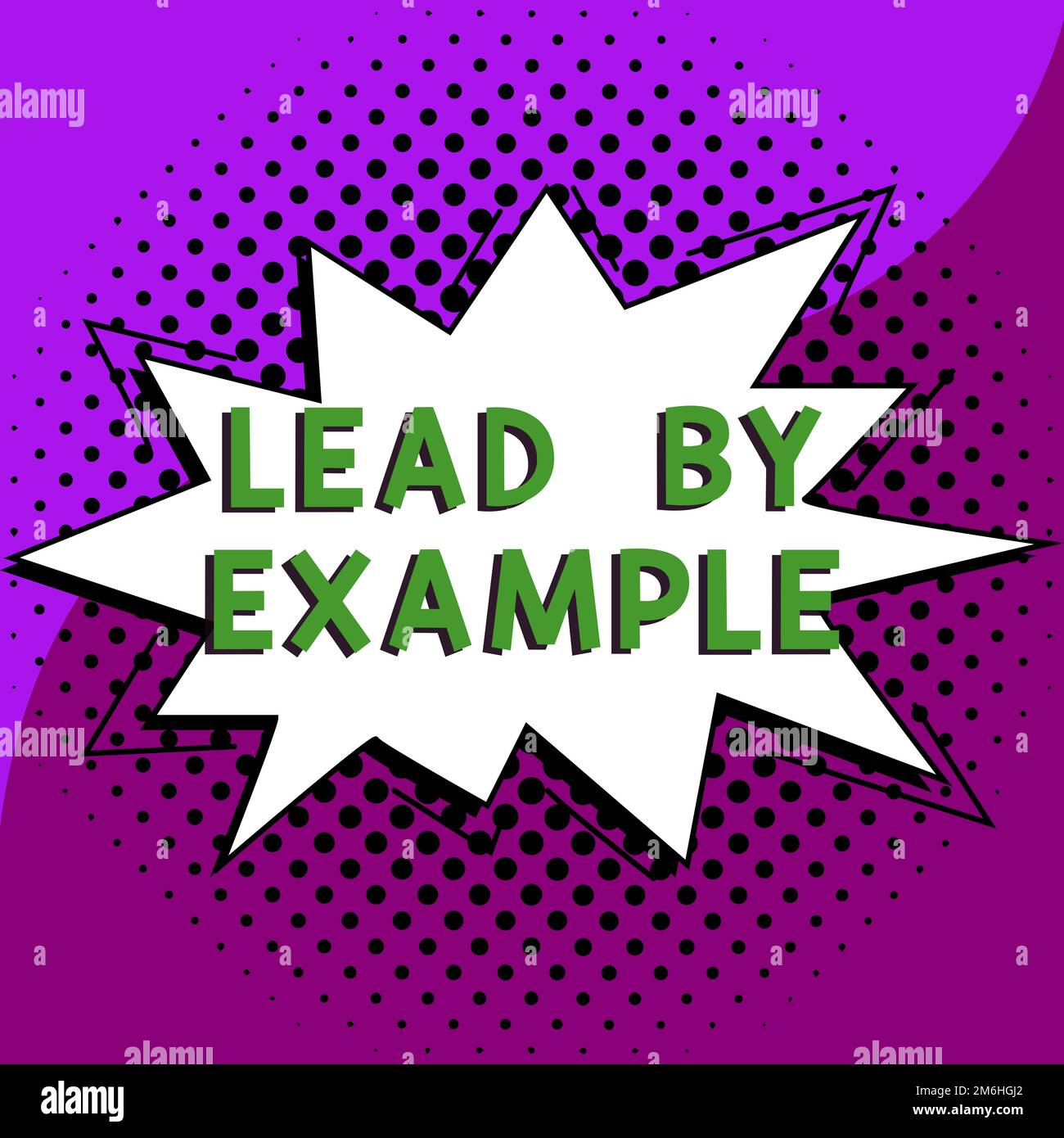 Hand writing sign Lead By Example. Concept meaning Be a mentor leader ...