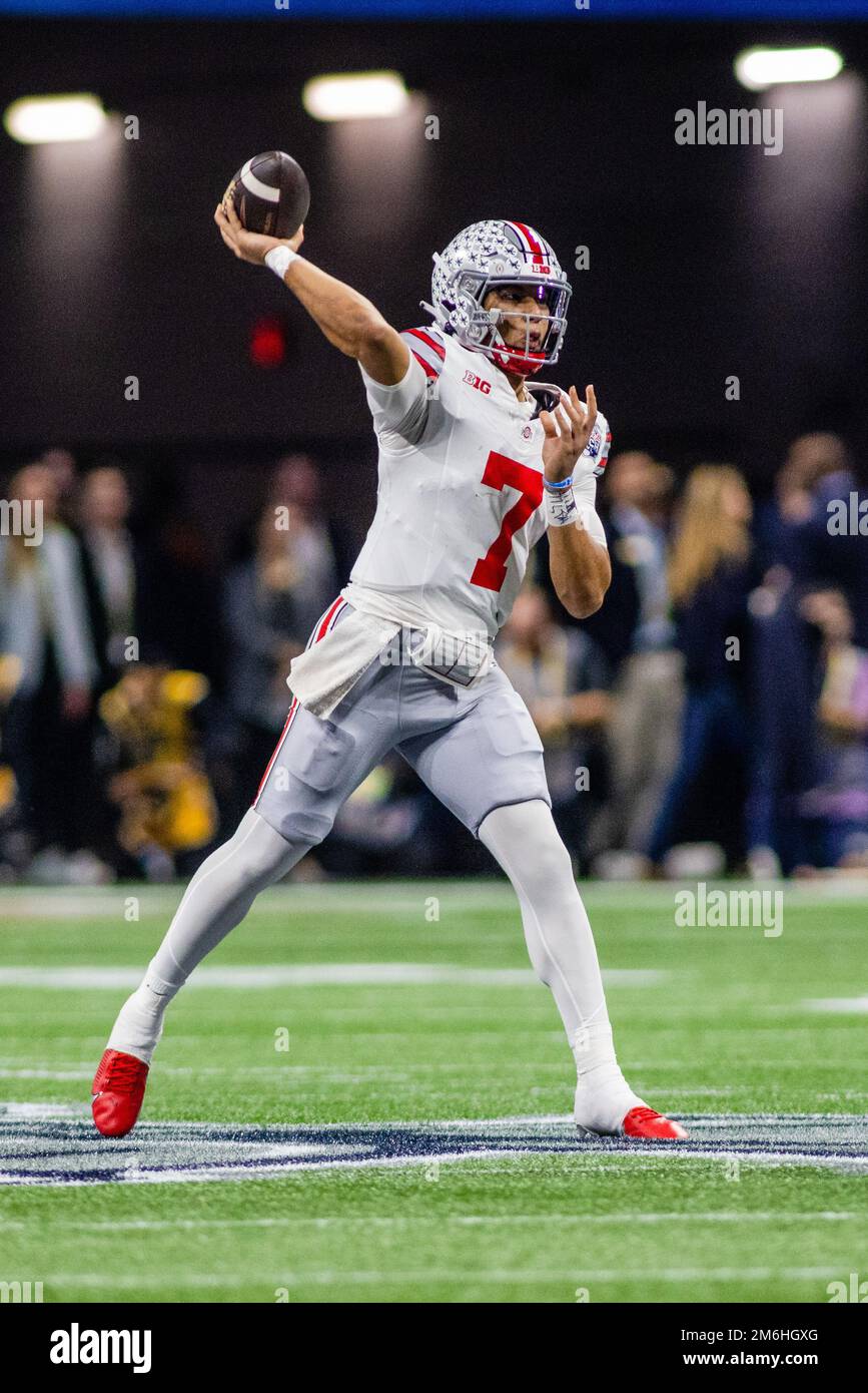 December 31, 2022: Ohio State Buckeyes quarterback C.J. Stroud (7 ...