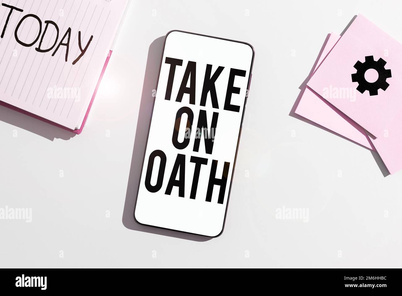 Conceptual display Take On Oath. Business approach A solemn appeal to a ...