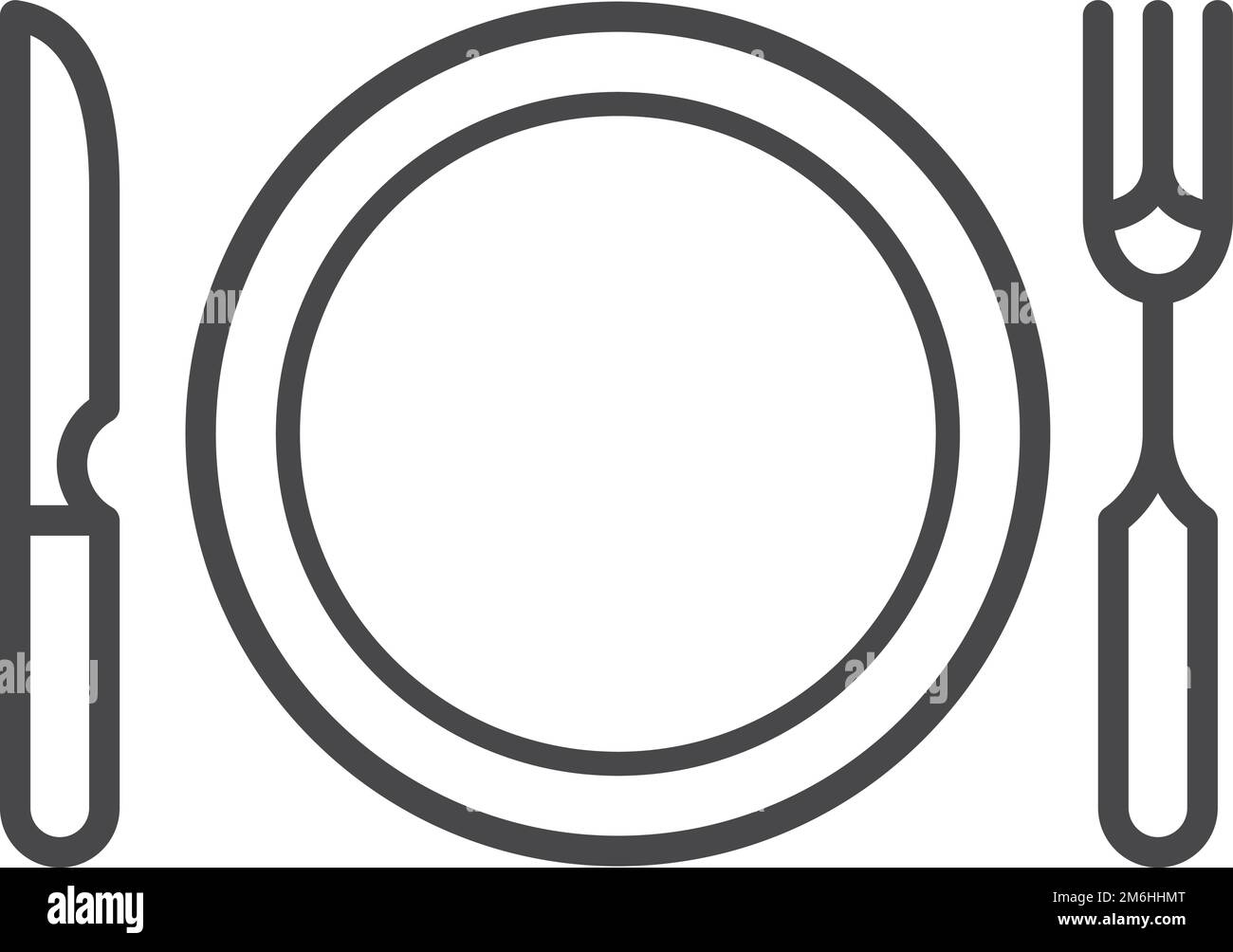 Empty fine dining restaurant Stock Vector Images - Alamy