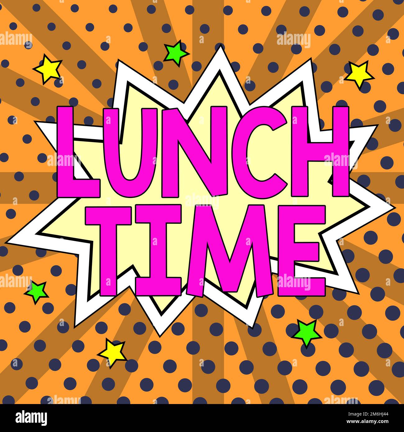 Text showing inspiration Lunch Time. Conceptual photo Meal in the ...