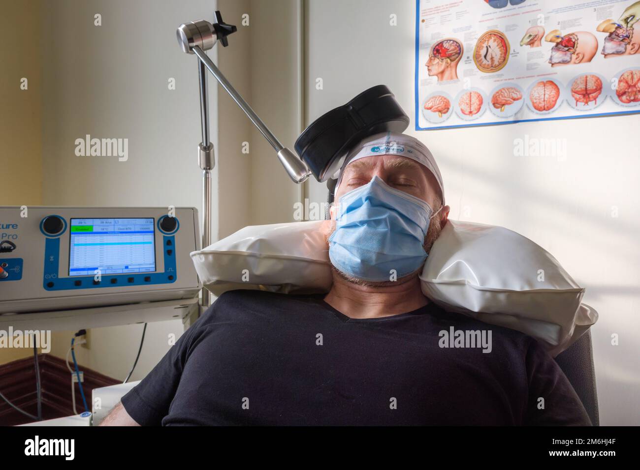 Montreal, CA - 15 november 2022: Patient undergoing Repetitive ...